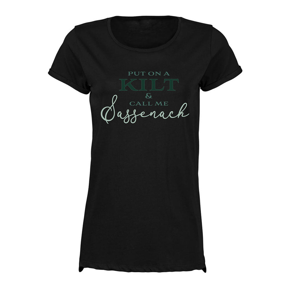 Outlander Put on a Kilt and Call me Sassenach Black Night Shirt – Sony ...
