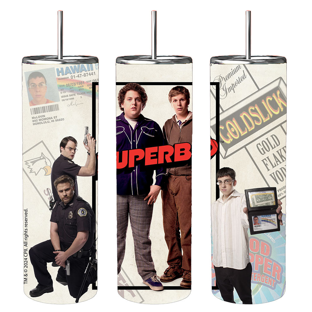 Superbad Character Tumbler – Sony Pictures